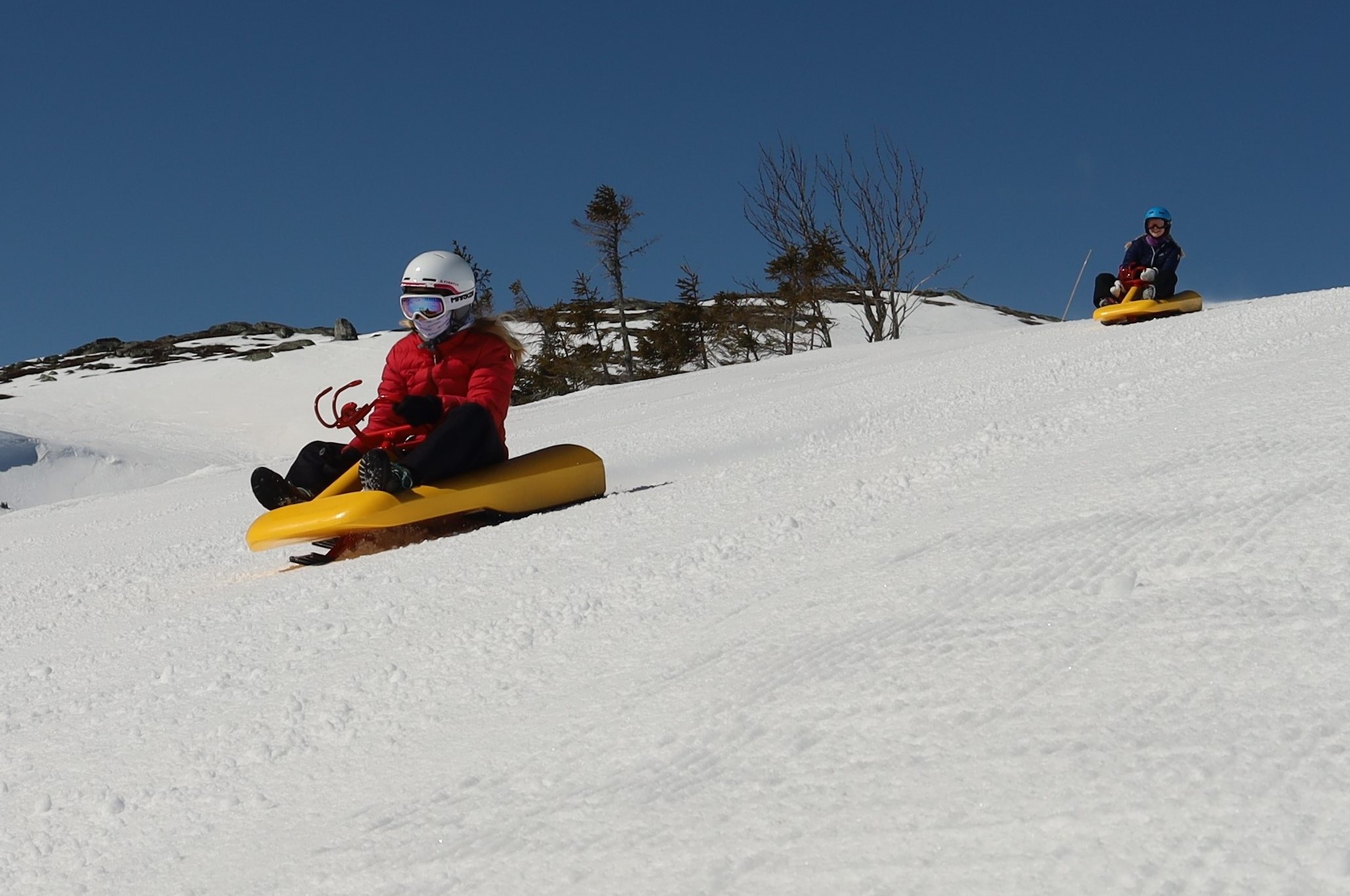 Vegglifjell Skisenter tilbyr heisbasert kjelkekjøring i egen preparert ...